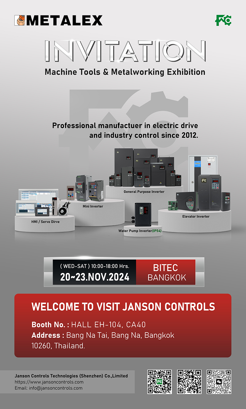 METALEX 2024 机床与金属加工展览会 - Janson Controls 启航 - Jansoncontrols - 深圳市江昇控制 ...